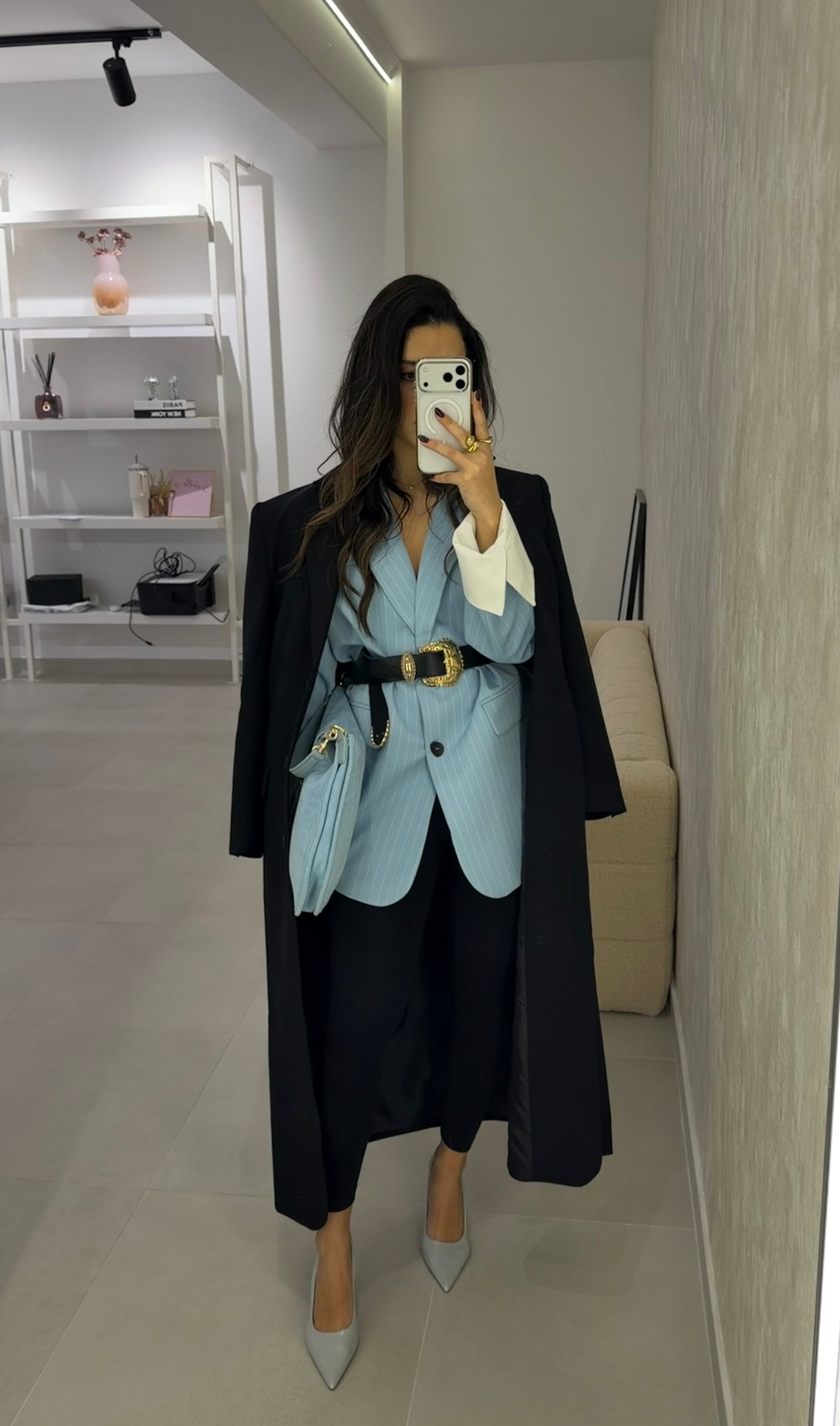 Blue Diplomatic Oversize Blazer – Scintilla.by